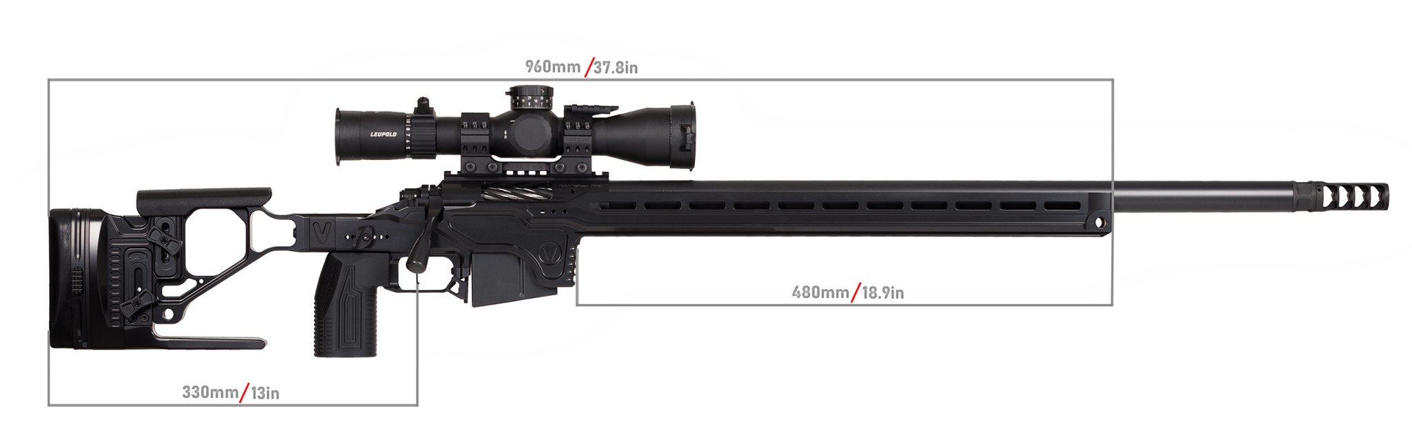 Vision Pro Chassis – Remington 700 Footprint – GCP Rifle Co